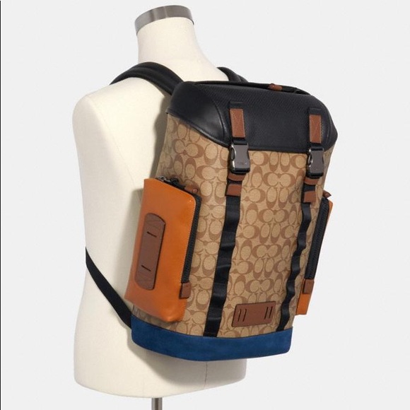 Coach | Bags | Nwt Coach Ranger Backpack In Signature Canvas | Poshmark